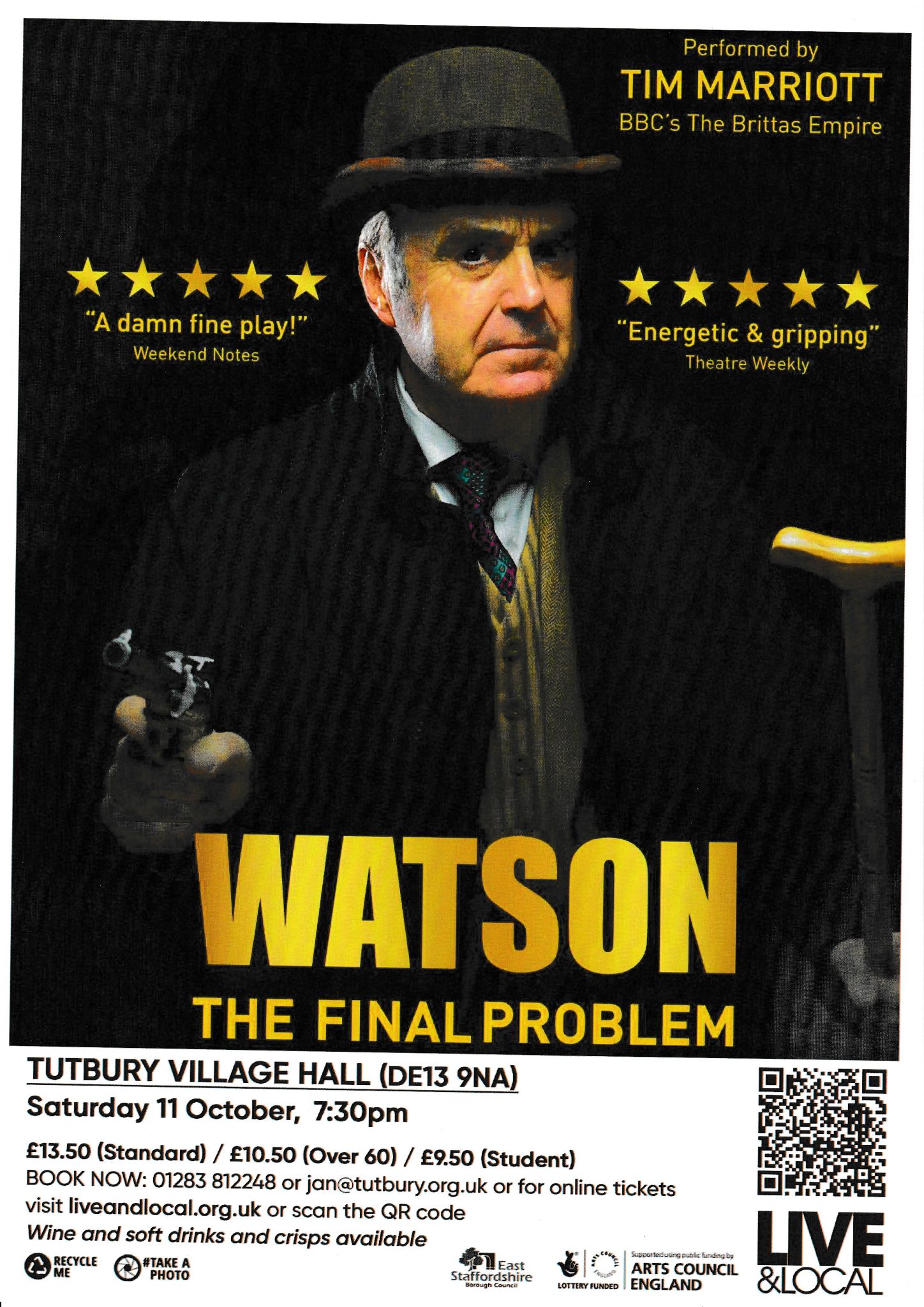 "Watson: The Final Problem" Comes to Tutbury - Tutbury Parish Council